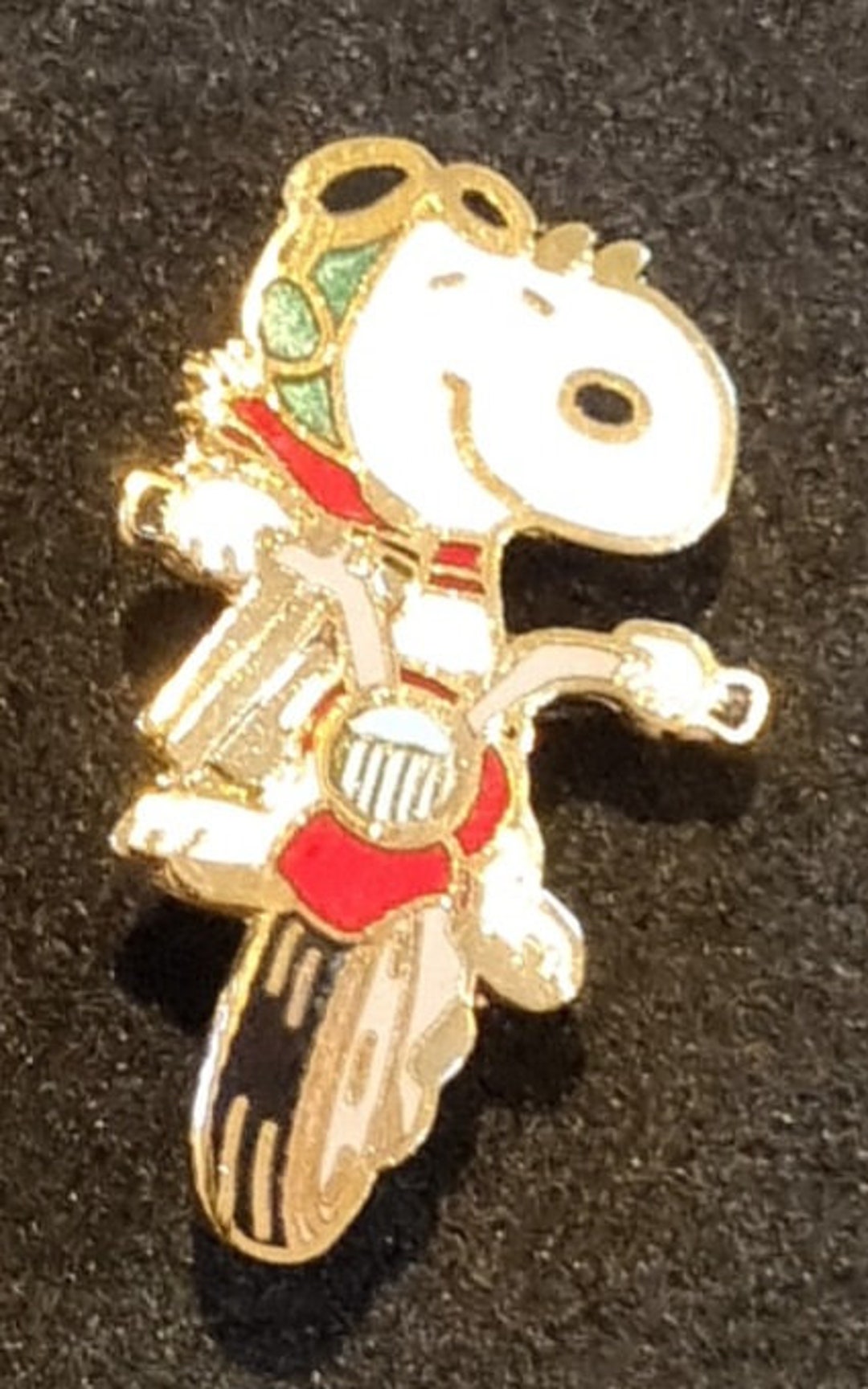 Vintage Snoopy Motorbike /scooter / Vespa Enamel Brooch / - Etsy UK