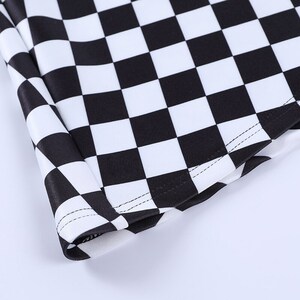 Women's Checkered Plaid & Patchwork Designed High - Etsy