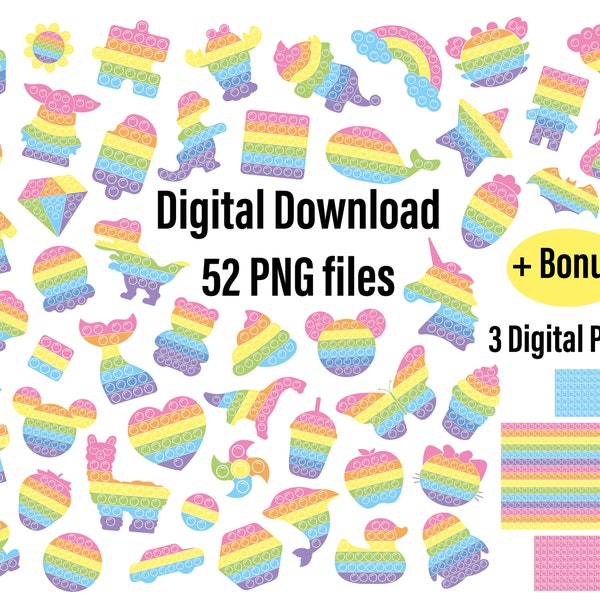 Popit Invitation - Etsy