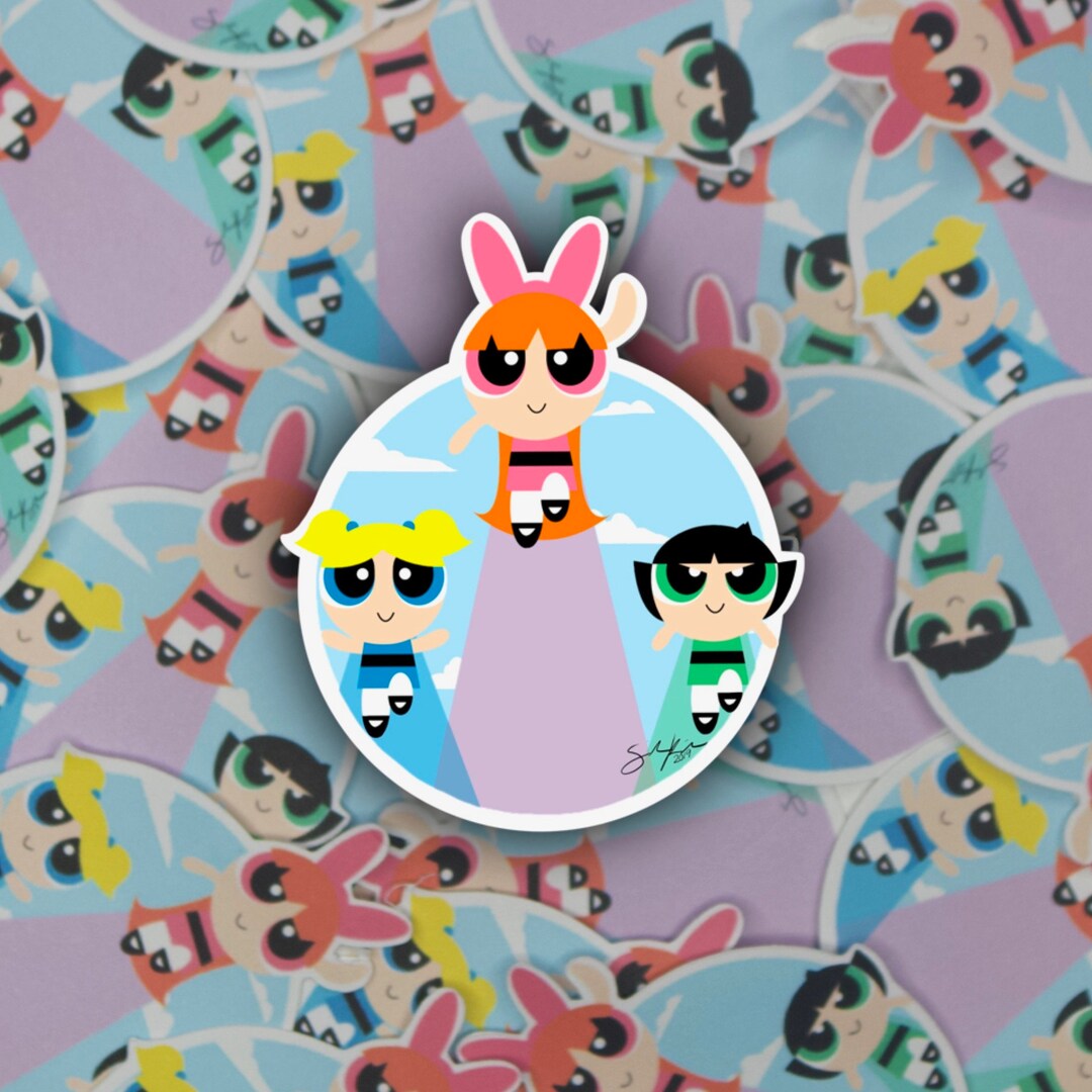 Powerpuff Girls Sticker Cartoon Network Digital Art Sticker ...