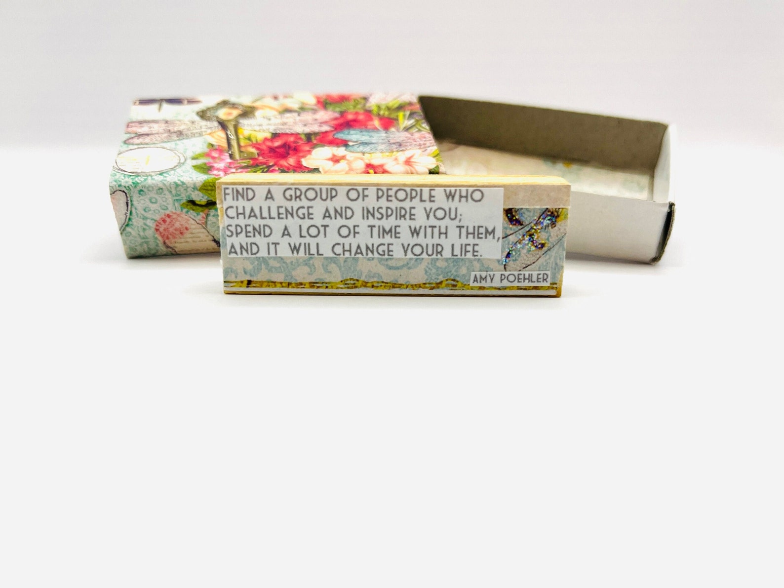 Handmade Inspirational Matchbox Card - Etsy
