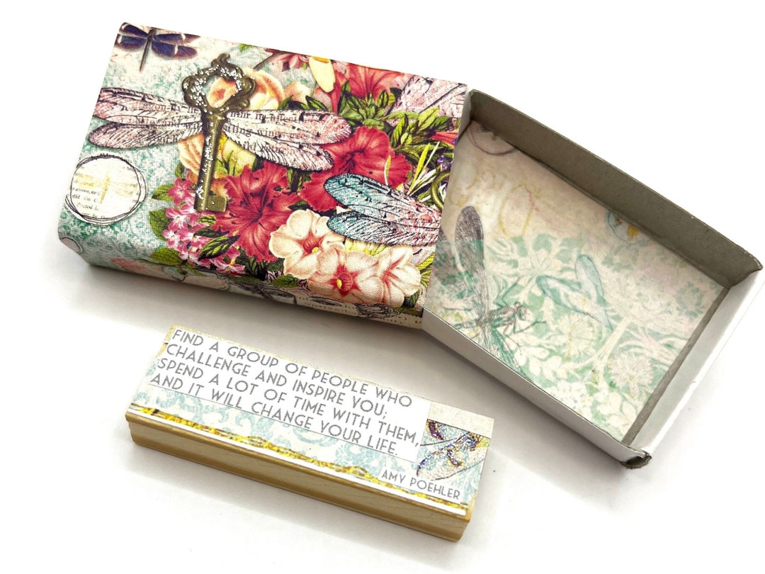 Handmade Inspirational Matchbox Card - Etsy