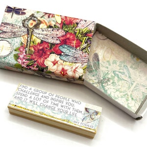 Handmade Inspirational Matchbox Card - Etsy