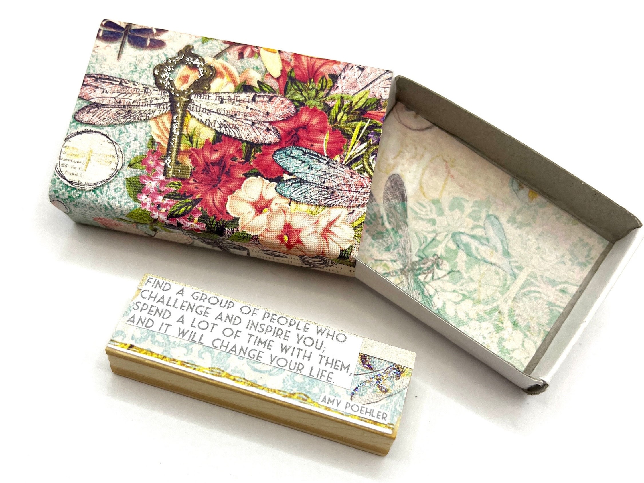 Handmade Inspirational Matchbox Card - Etsy