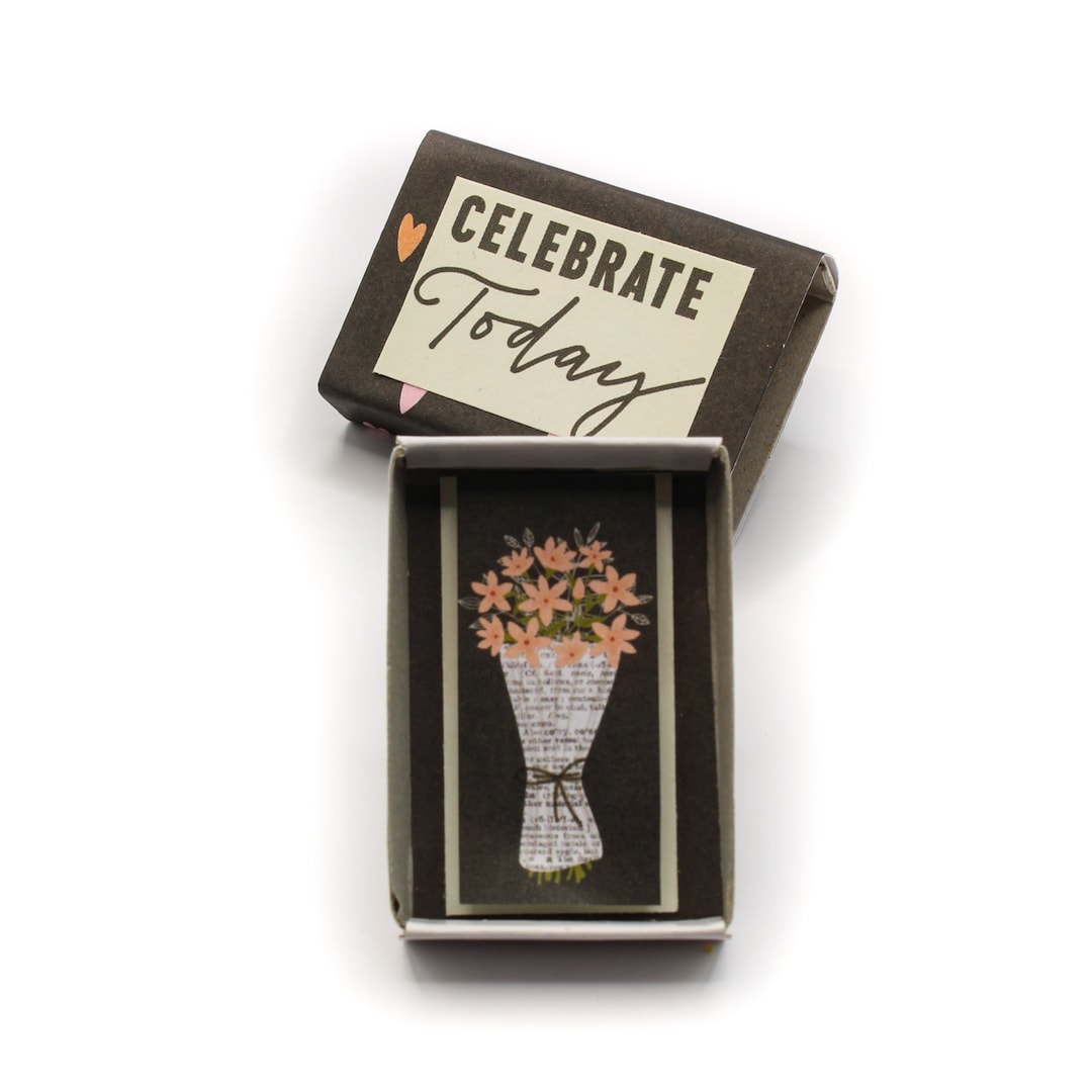 Handmade Inspirational Matchbox Card - Etsy