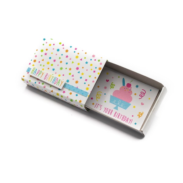 Matchbox Cards - Etsy