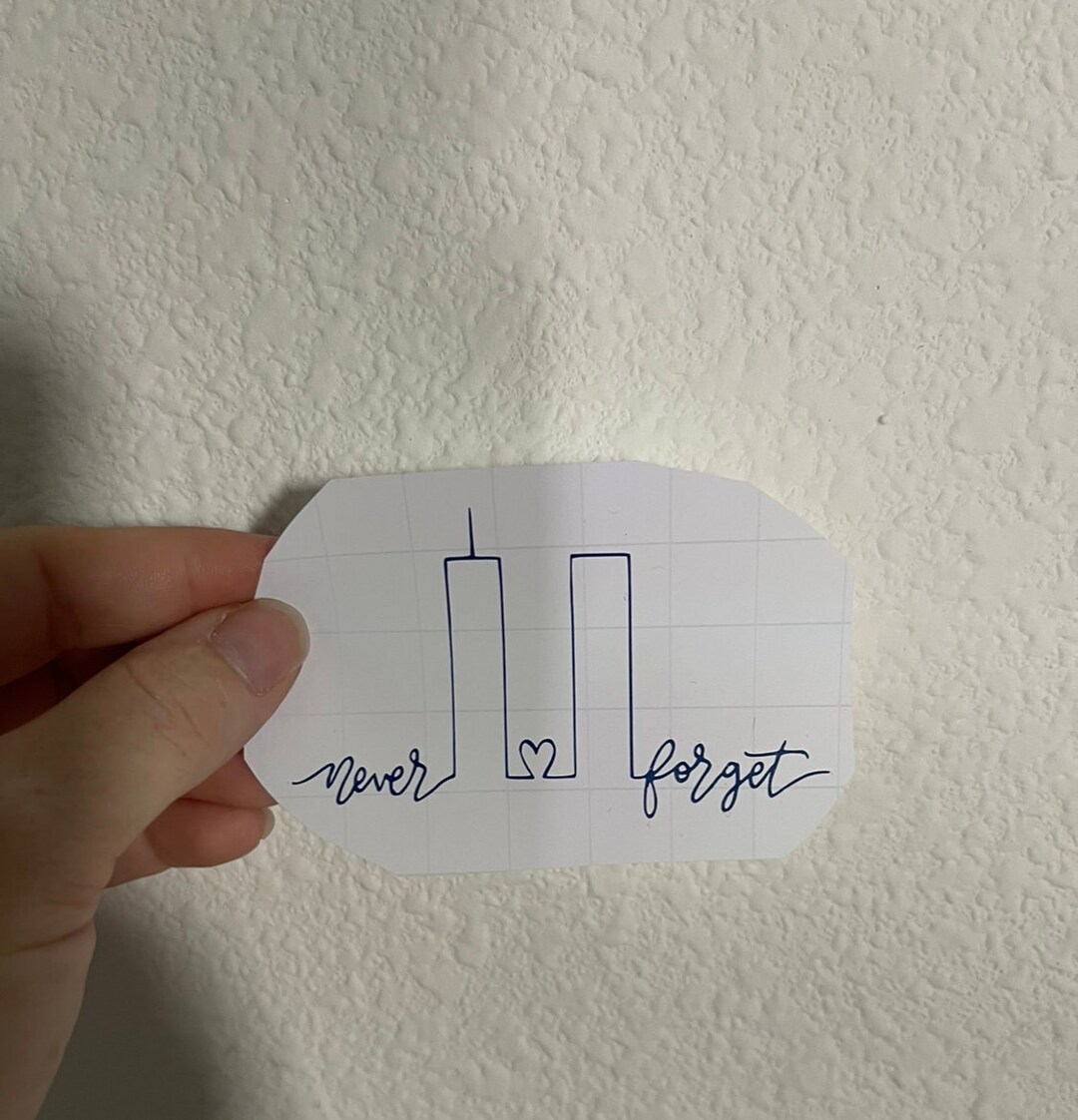 Never Forget Car Decal, Vinyl Decal - Etsy