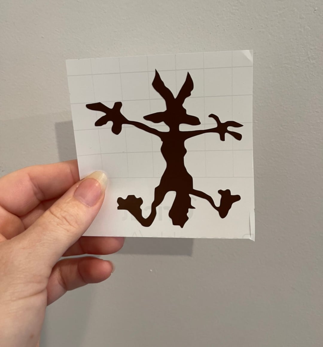 Coyote Splat Car Decal, Vinyl Decal - Etsy