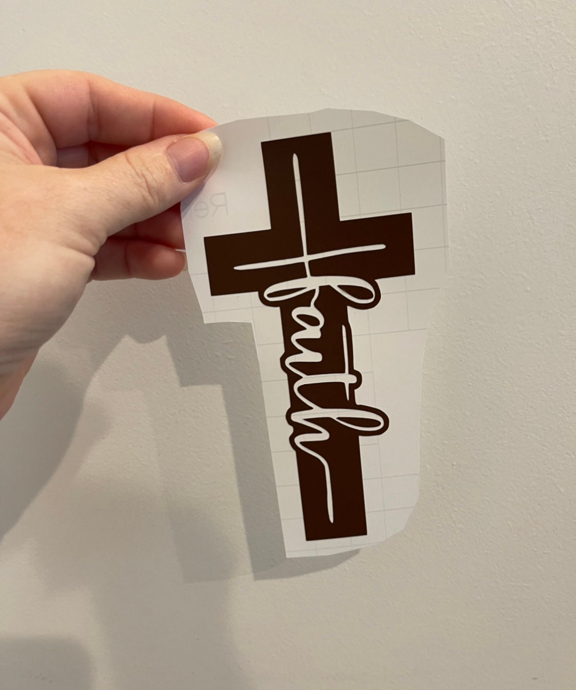 Faith Cross Car Decal, Vinyl Decal - Etsy