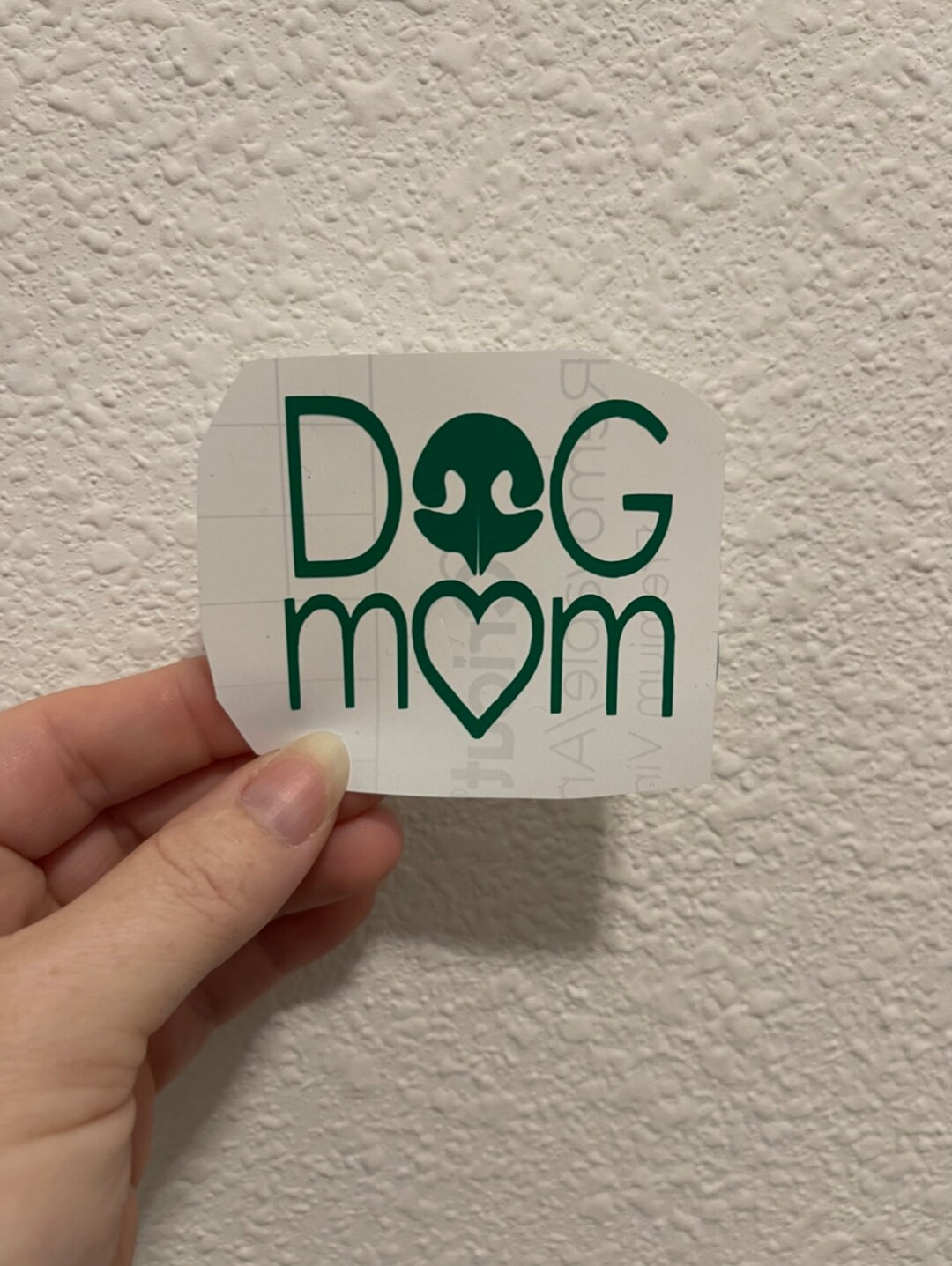 Dog Mom Car Decal, Vinyl Decal - Etsy