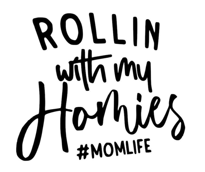 Rollin With My Homies Car Decal - Etsy