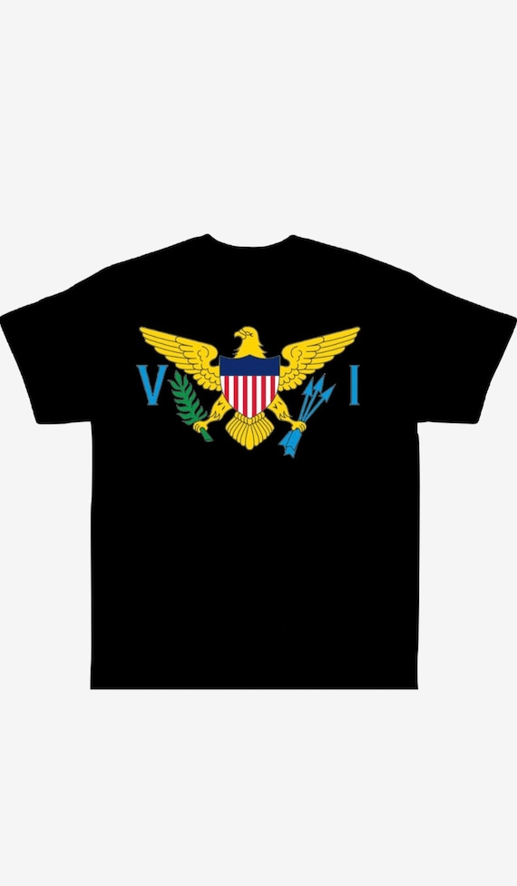 USVI Flag Shirt Virgin Islands Flag - Etsy