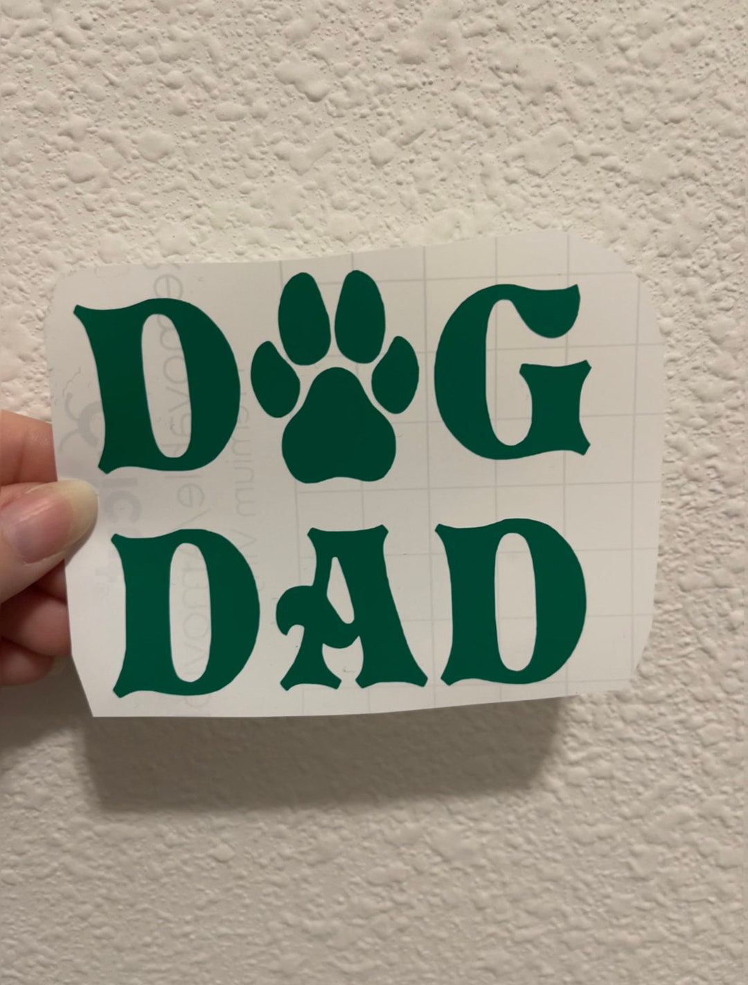 Dog Dad Car Decal, Vinyl Decal - Etsy
