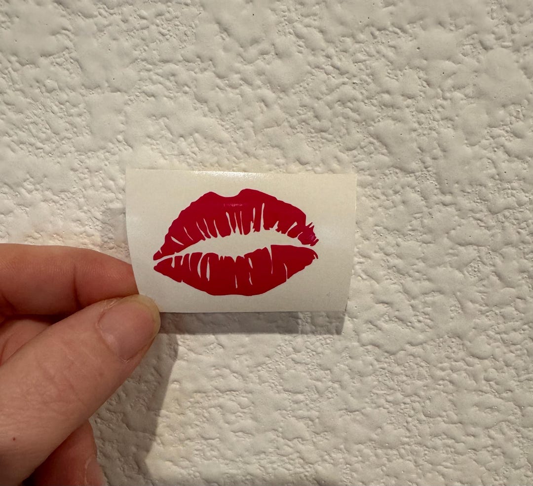 Lips Car Decal, Vinyl Decal - Etsy