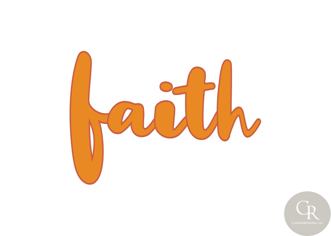 Faith Gold Sublimation Design - Etsy