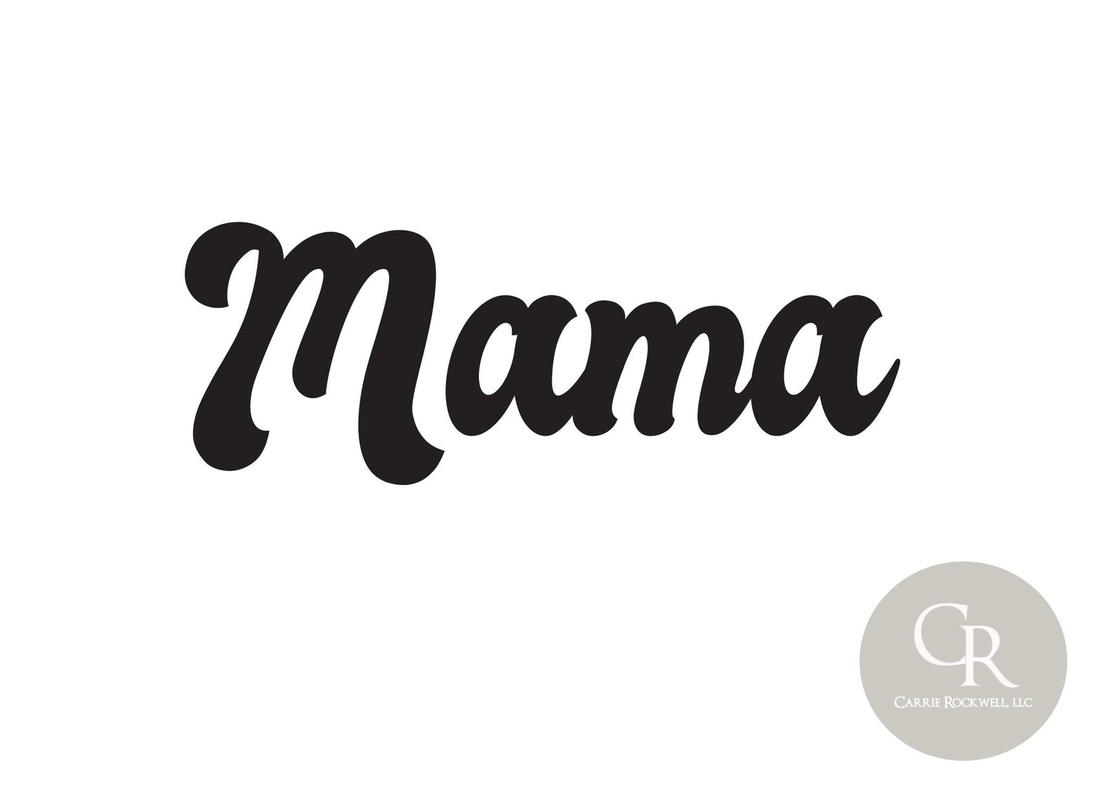 Mama Retro Style Black Letters Sublimation Design - Etsy