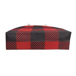 Red Buffalo Plaid Weekender Bag - Etsy