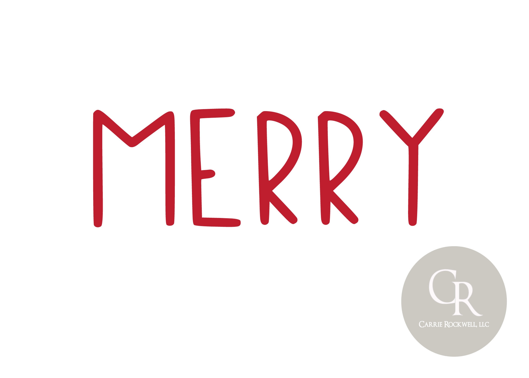 Merry Red Letter T-shirt and Mug Sublimation Design - Etsy