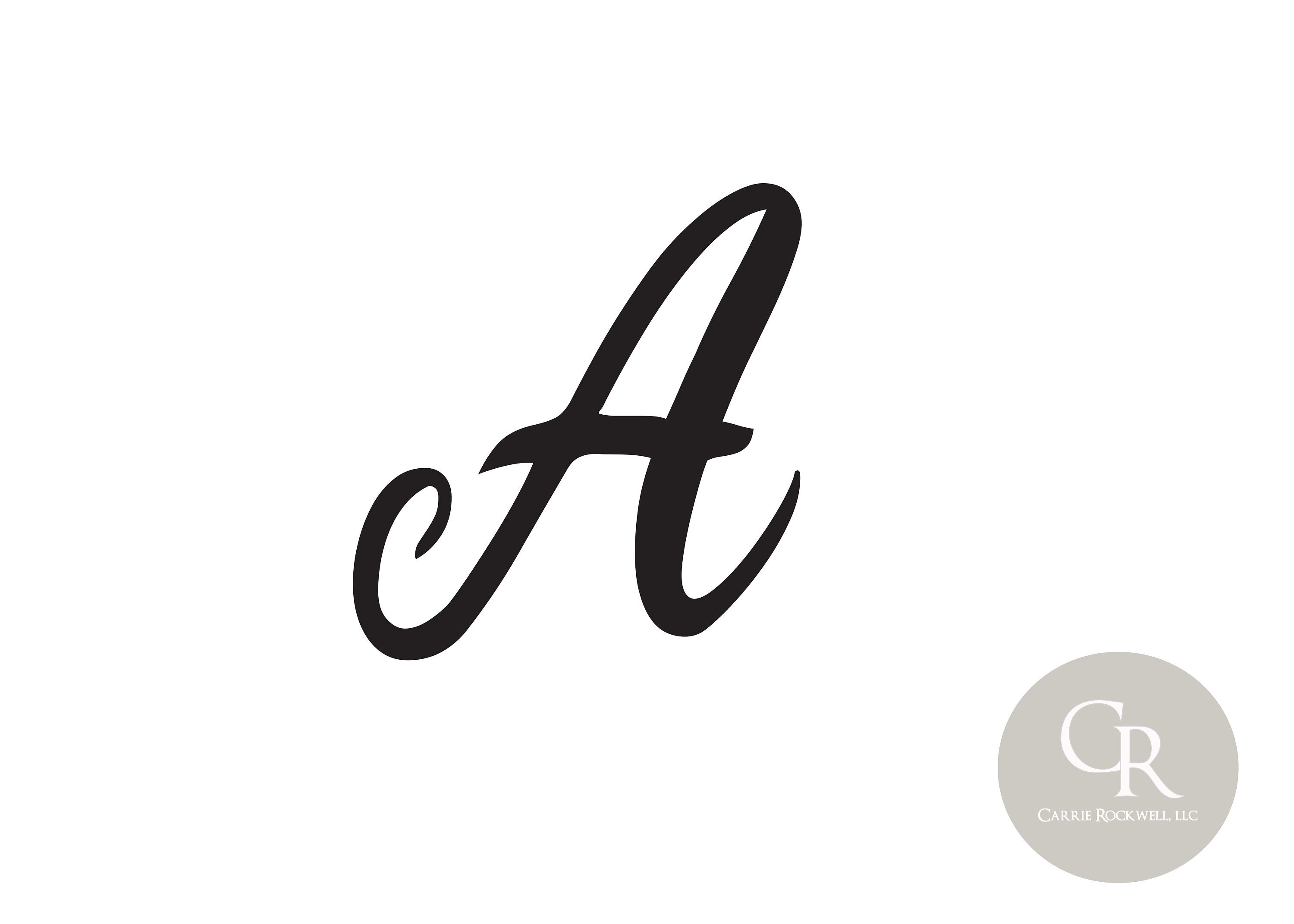 Fancy Letter A Sublimation Design - Etsy