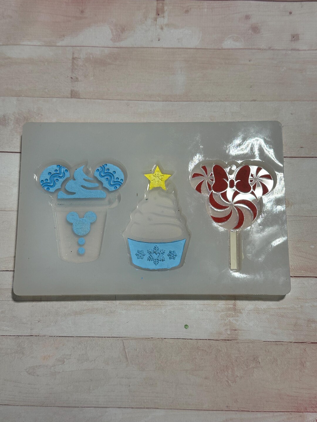 Peppermint Mouse Snacks Keychain Mold Set - Etsy
