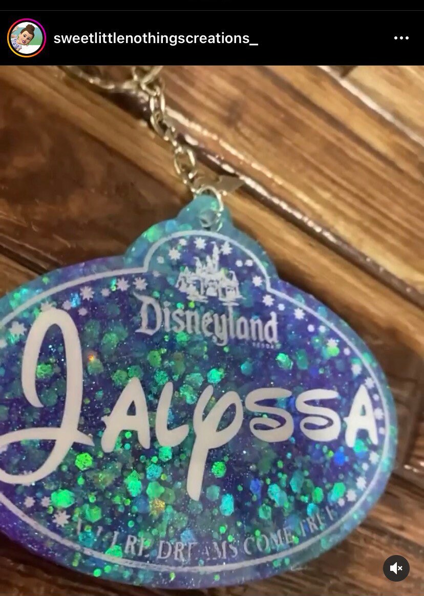 Magical Land Name Tag With Hole Mold - Etsy