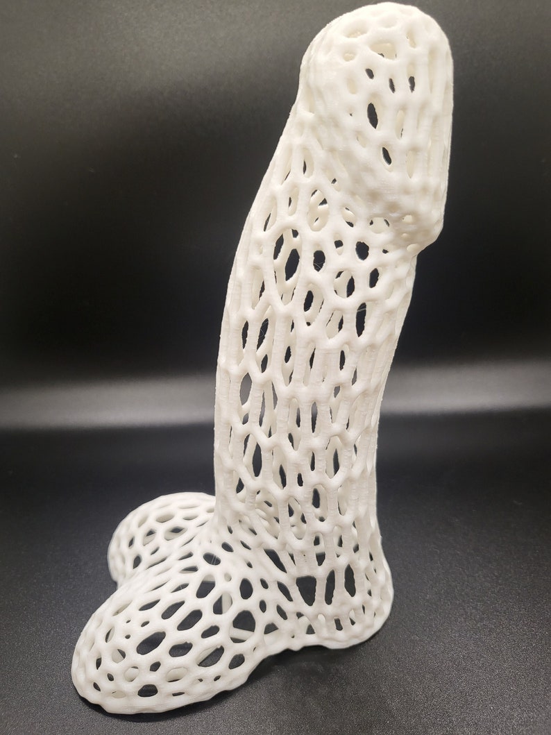 Voronoi Penis Dick Cock Penis Sculpture 3d Printer Beautiful