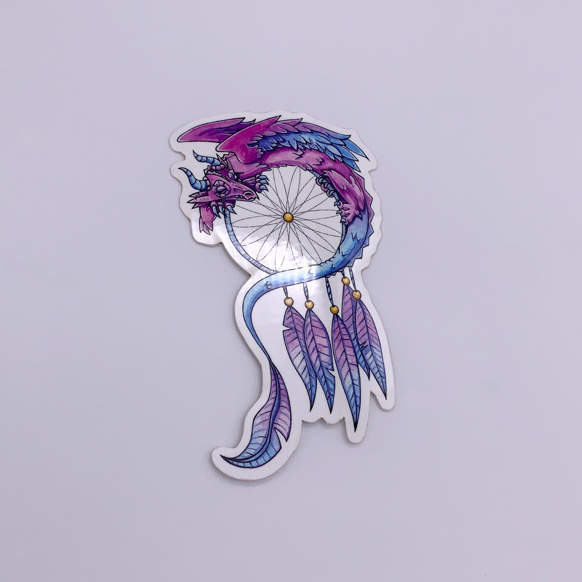Dream Dragon Vinyl Sticker - Etsy UK