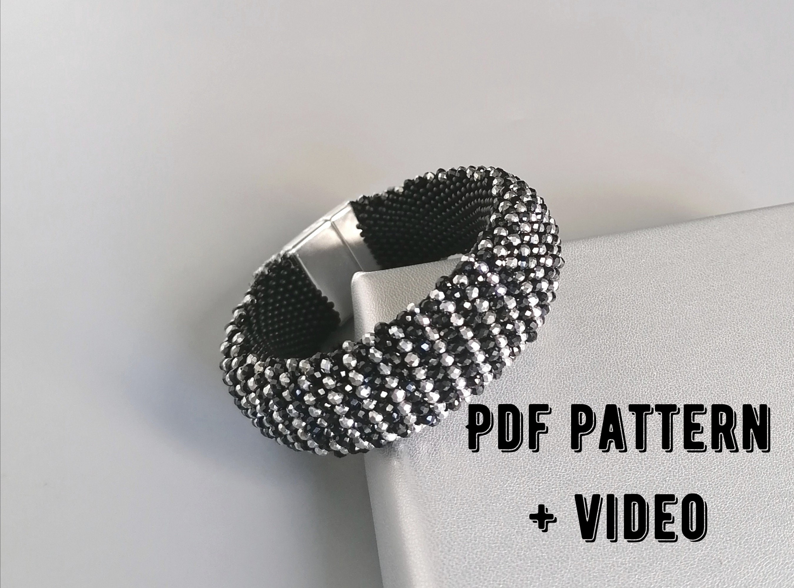 Bead Crochet Pattern Bead Bracelet Pattern Crochet Tutorial - Etsy