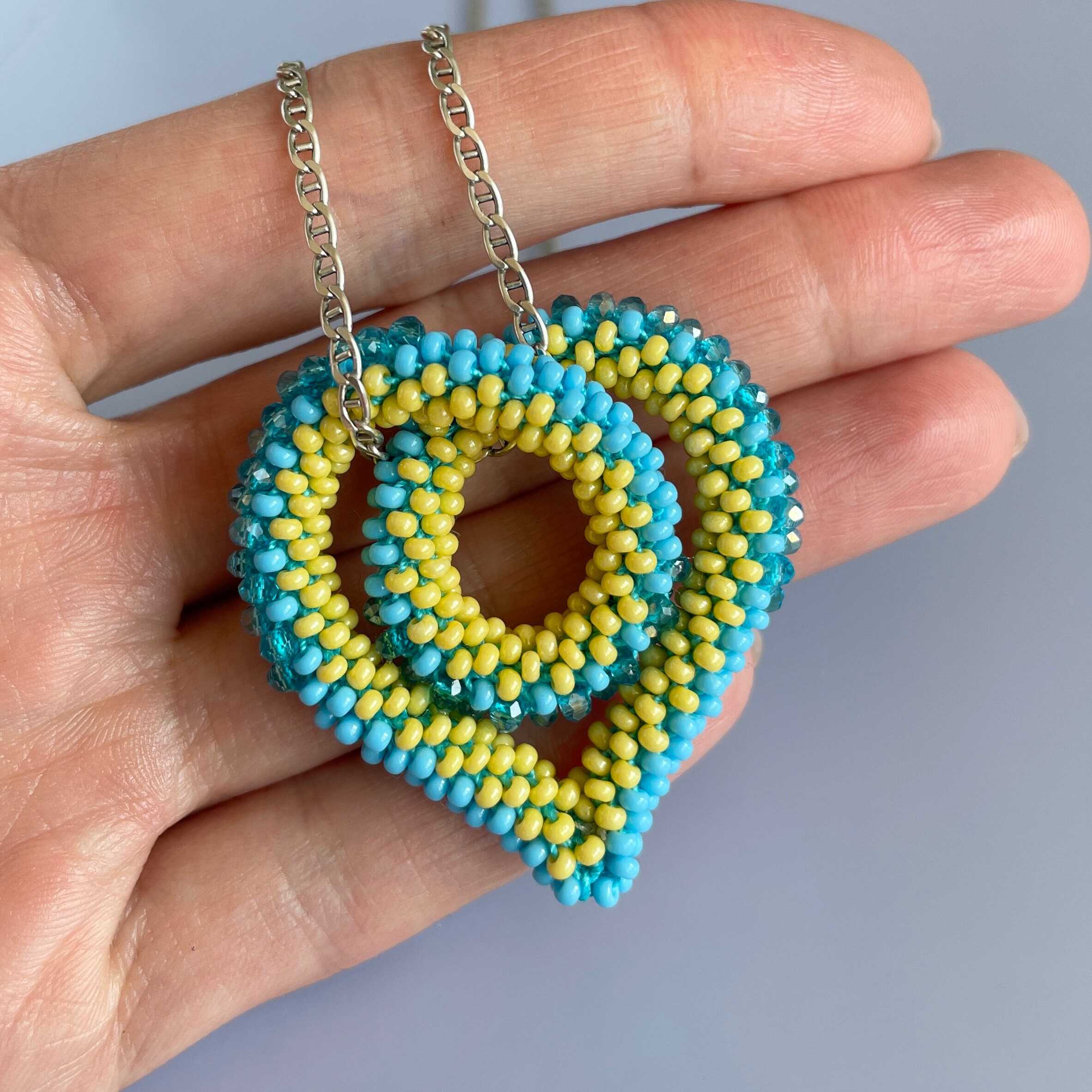 Ukrainian Heart Pattern, Ukrainian Shop, Bead Crochet Pattern ...