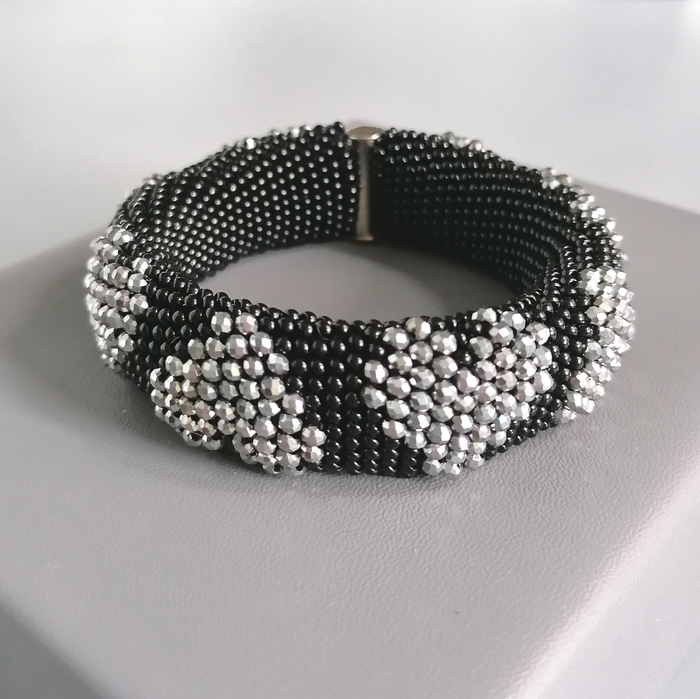 Heart Bead Bracelet Pattern, Bead Crochet Pattern, Heart Crochet ...