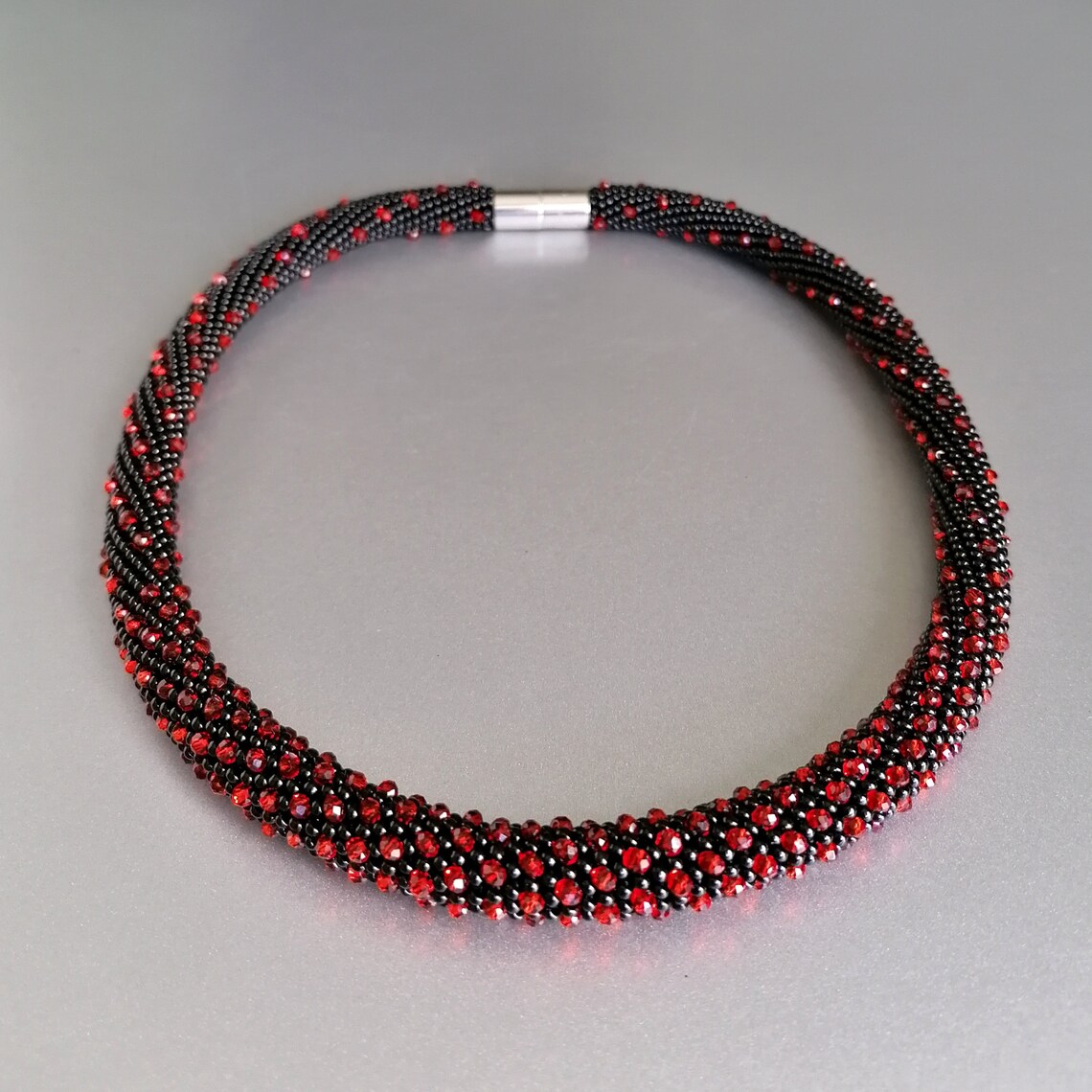 Bead Crochet Pattern, Crochet Tutorial, Beaded Necklace, Bead Rope ...