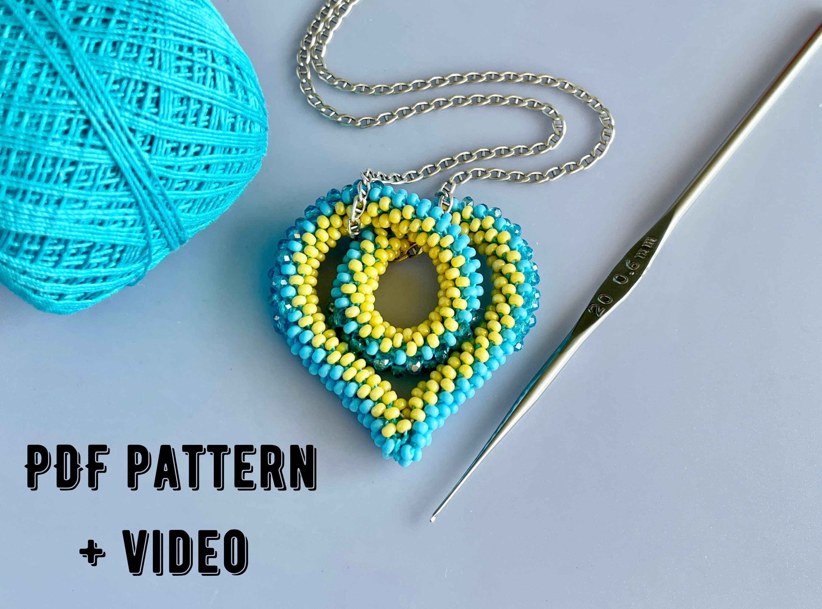Ukrainian Heart Pattern, Ukrainian Shop, Bead Crochet Pattern ...