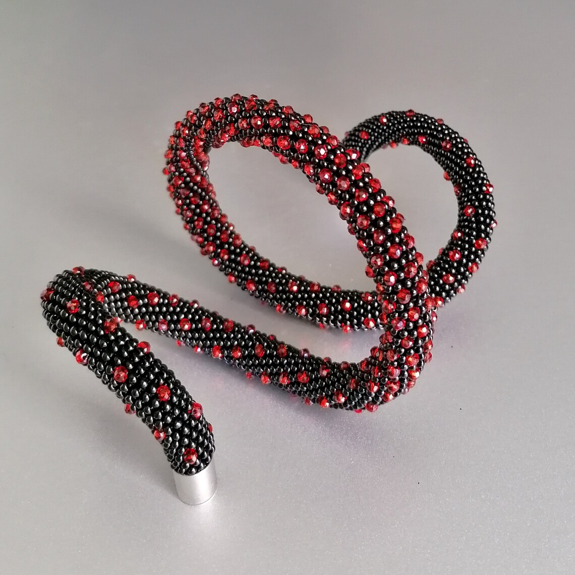 Bead Crochet Pattern, Crochet Tutorial, Beaded Necklace, Bead Rope ...