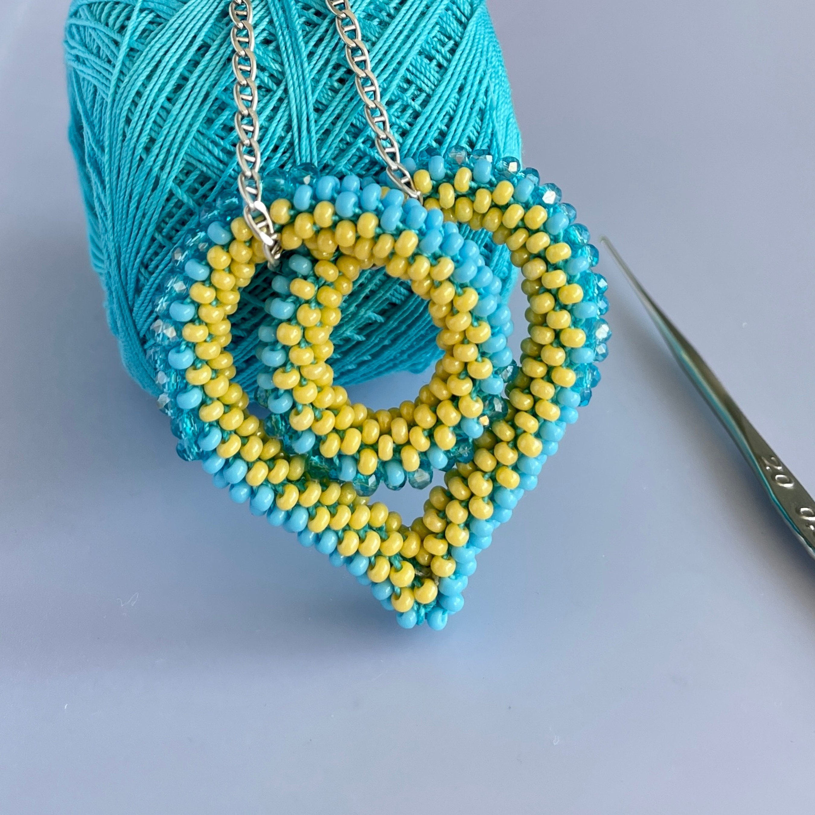 Ukrainian Heart Pattern, Ukrainian Shop, Bead Crochet Pattern ...