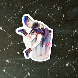 Honkai Star Rail Trash Trailblazer Stickers Stelle Caelus Racoon Tail ...
