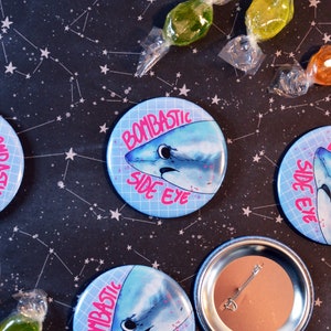 Meme Animals Pin Bear Shark Pigeon Bombastic Side Eye This is Fine ...