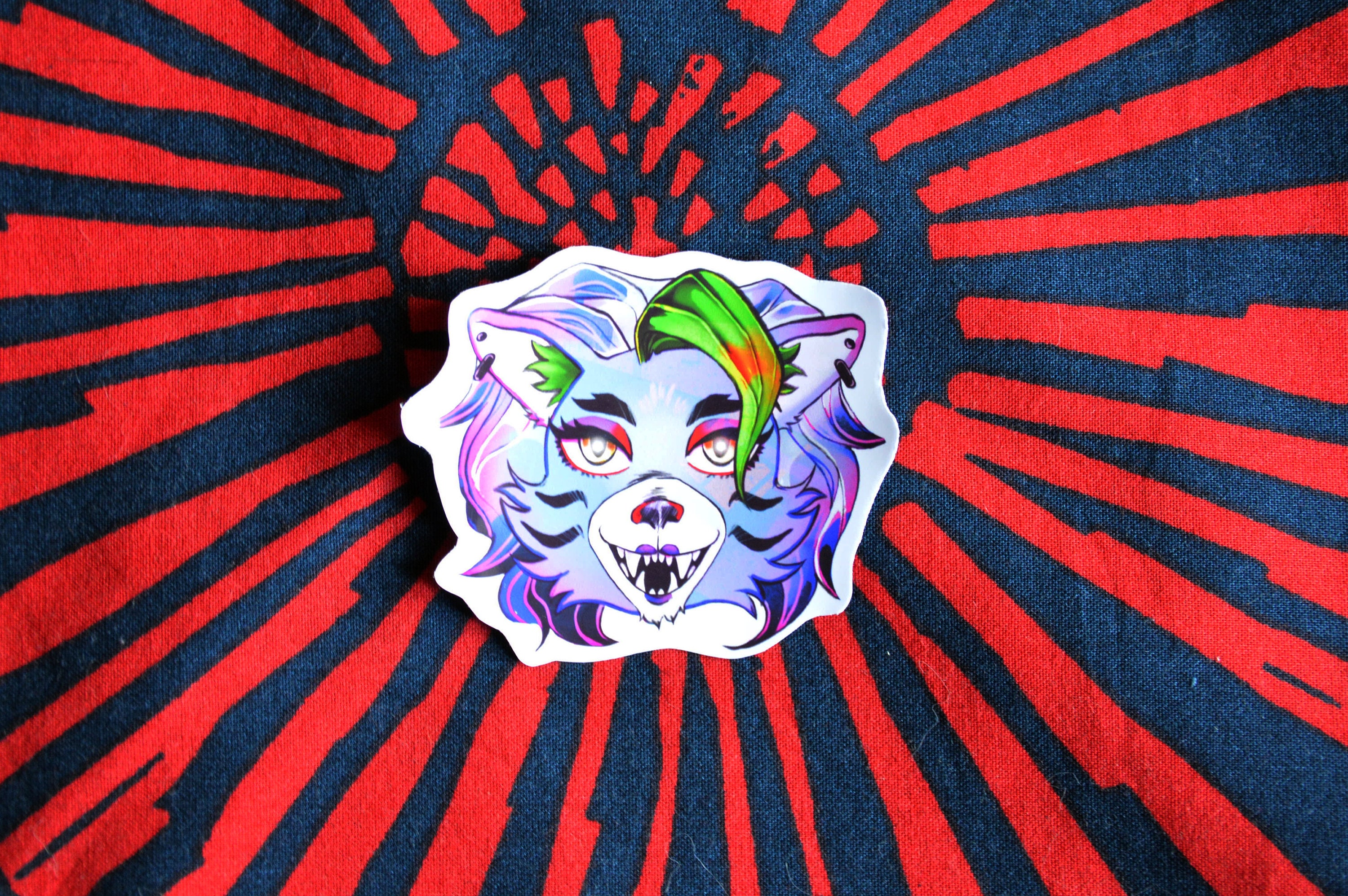 Roxy Stickers Roxanne Wolf Mascot of Roxy's Raceway - Etsy Canada