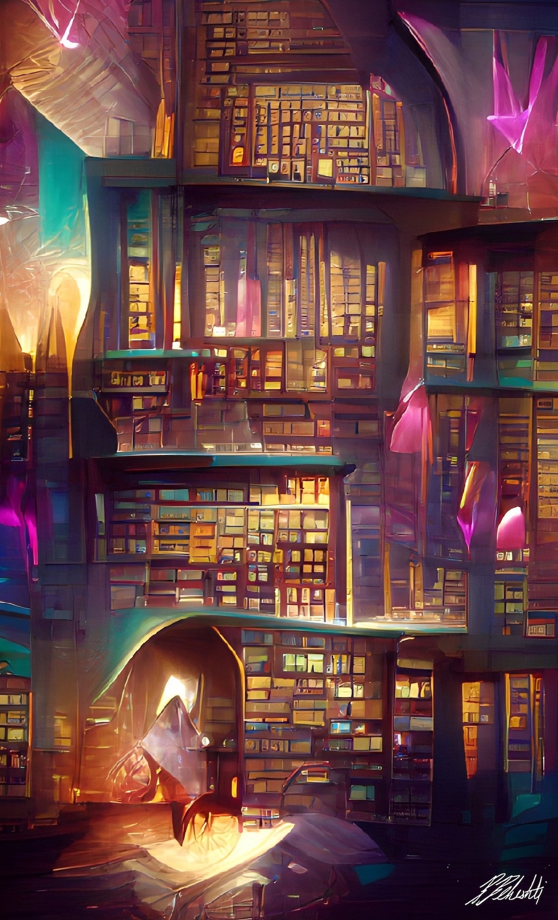 Candlekeep Library Poster (download File), DND, D&D, Candlekeep ...