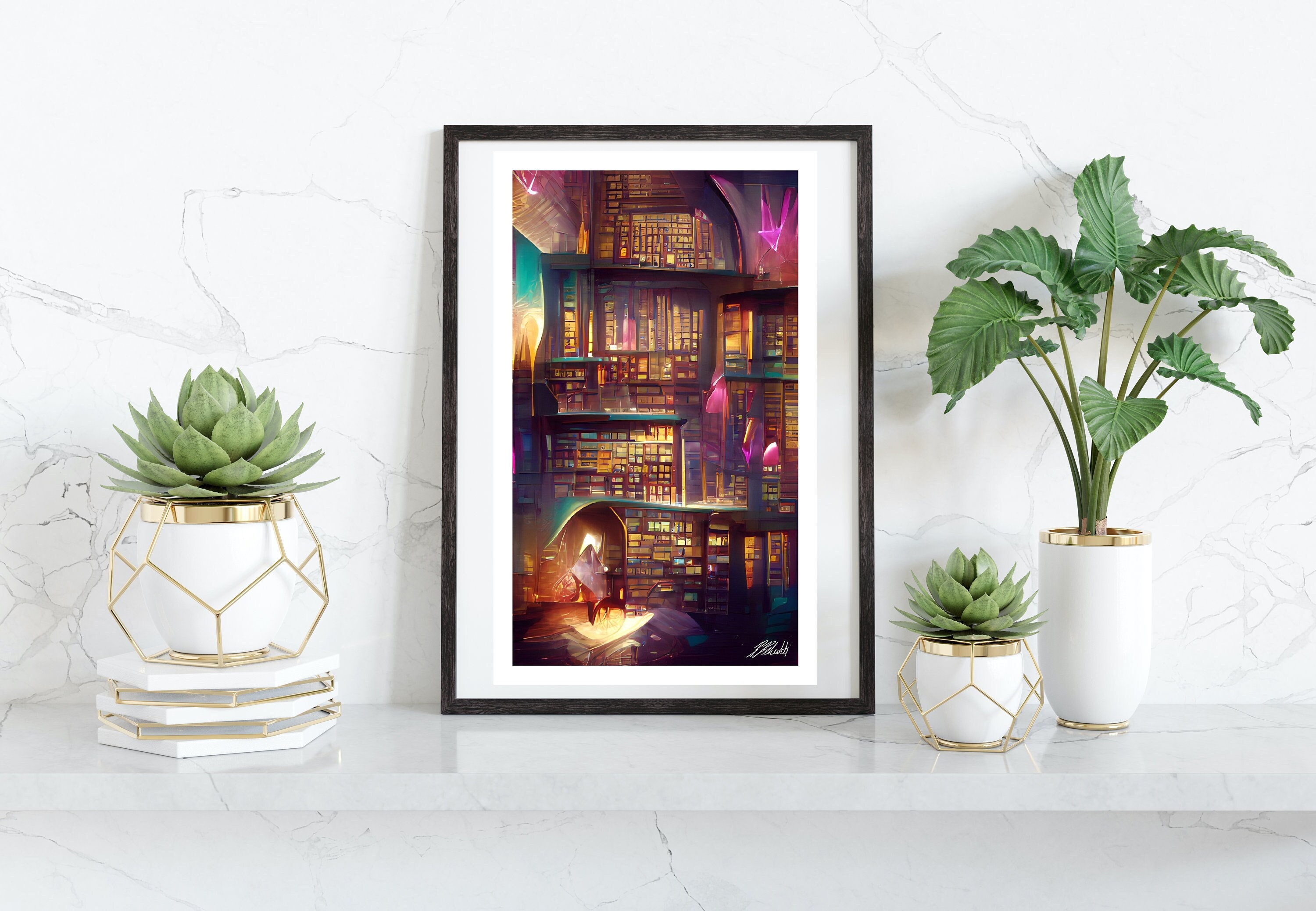Candlekeep Library Poster (download File), DND, D&D, Candlekeep ...