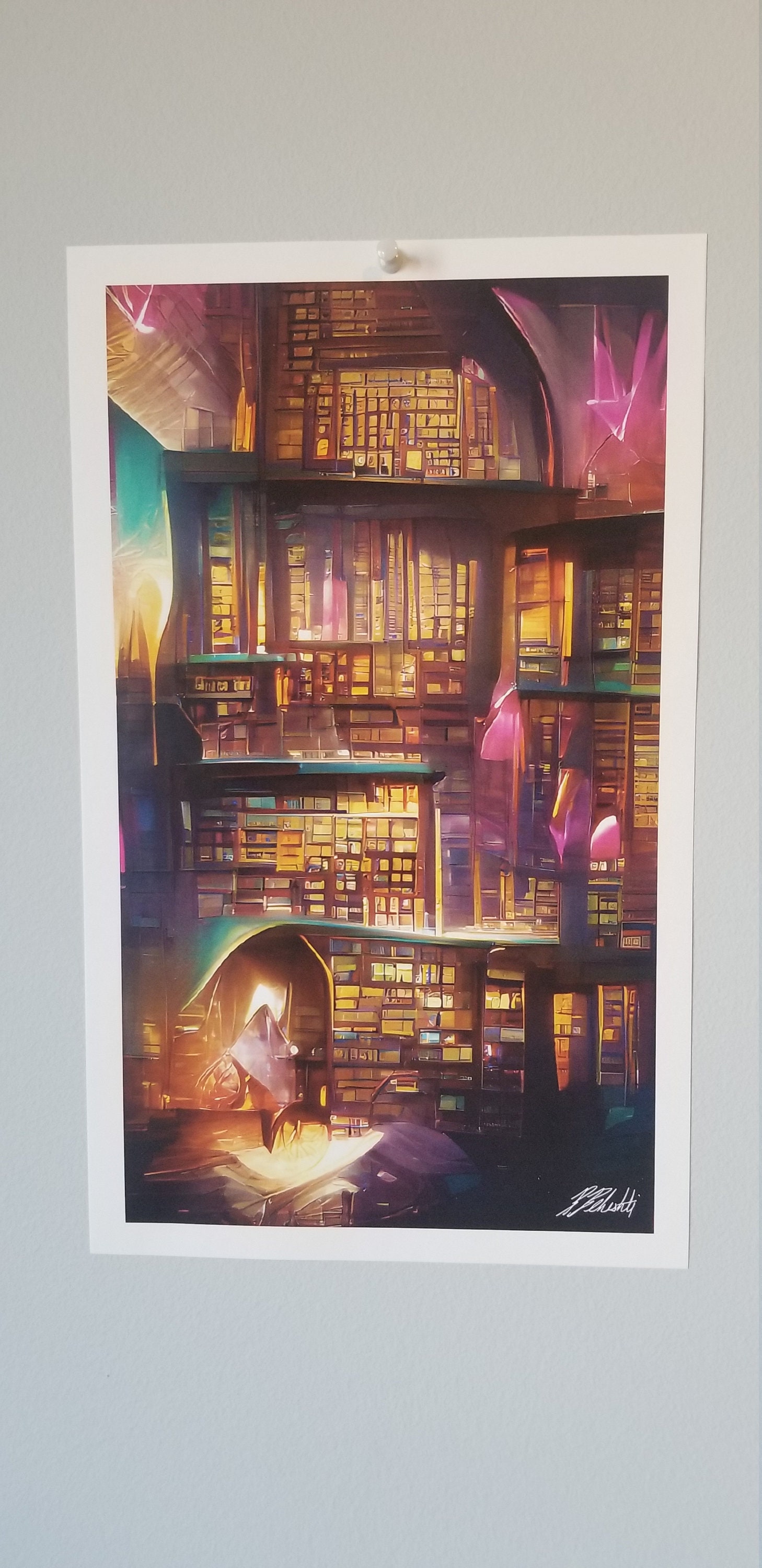 Candlekeep Library Poster (download File), DND, D&D, Candlekeep ...