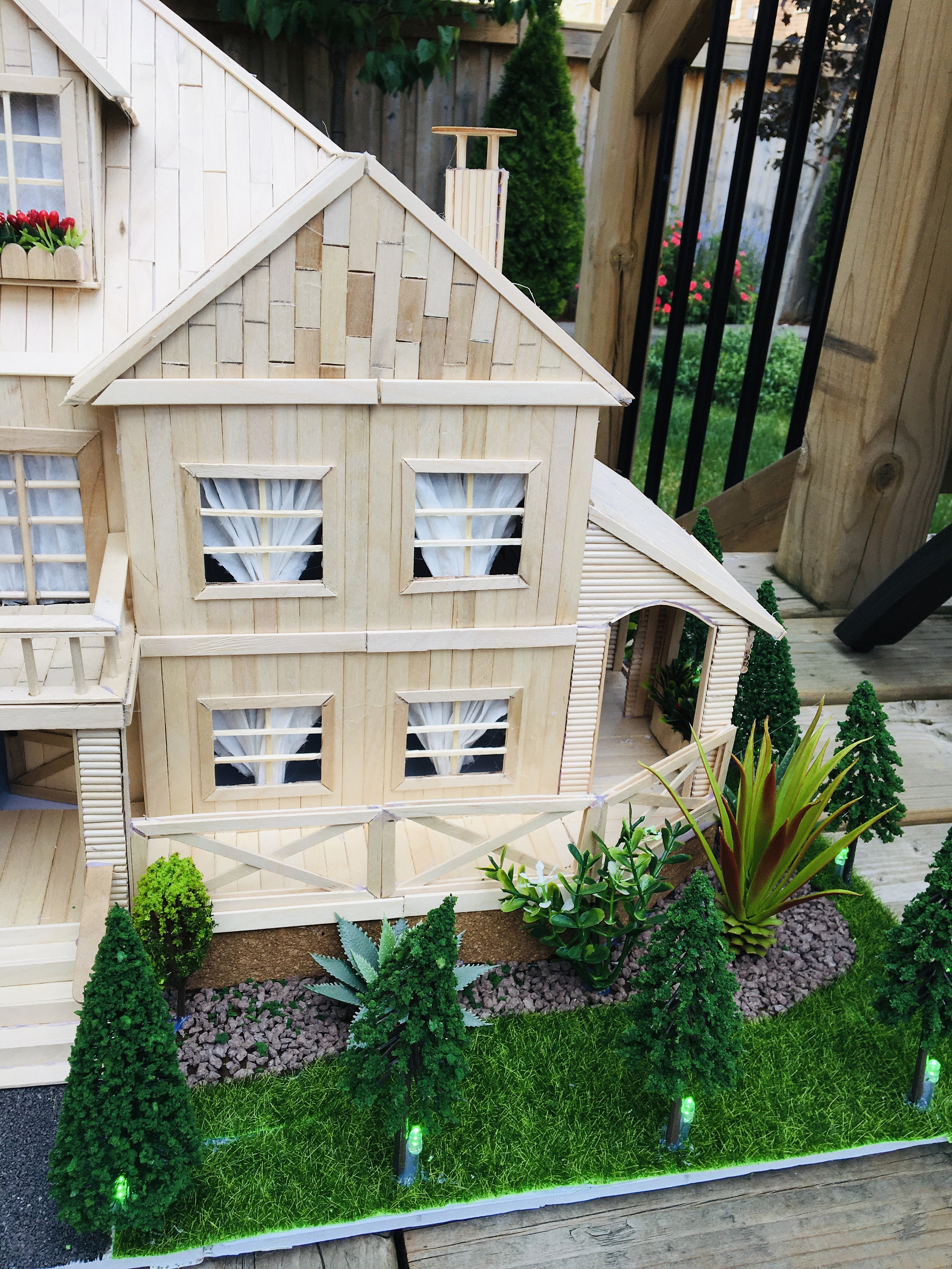 Popsicle Sticks House - Etsy