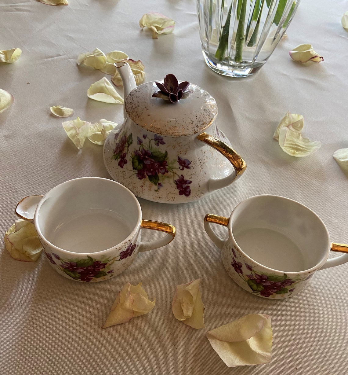 Lefton China Tea Set Etsy