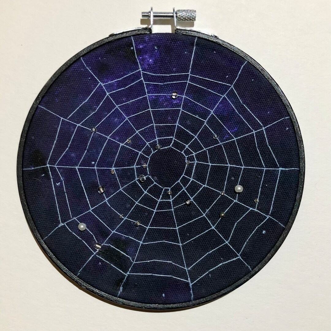 Spiderweb Embroidery Hoop - Etsy