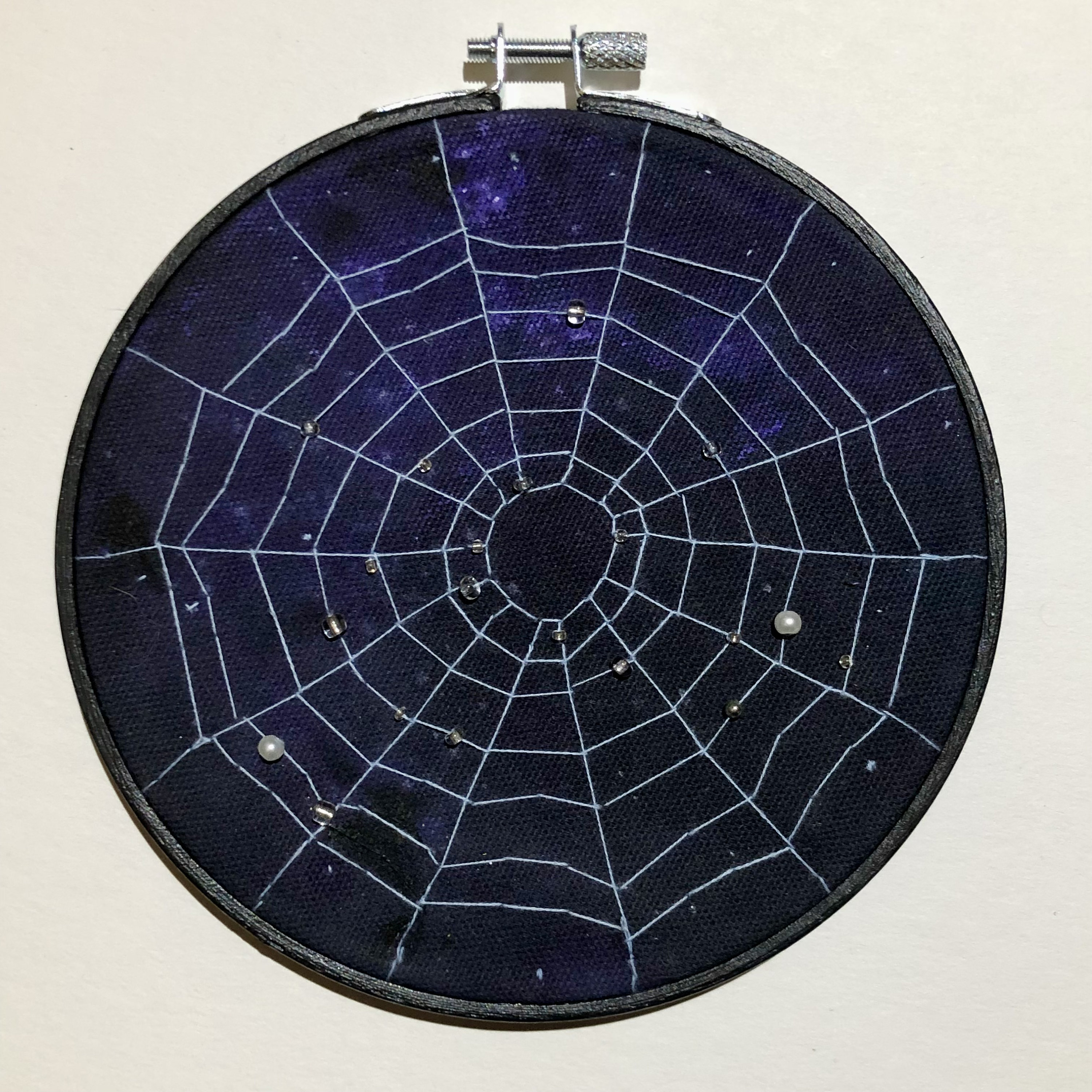 Spiderweb Embroidery Hoop - Etsy