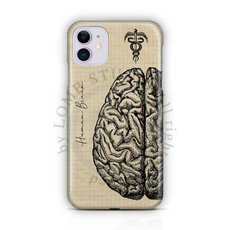 Human Brain iPhone Case Cool. Human Brain Cover for iPhone 14. - Etsy