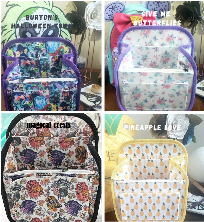 Mini Backpack Organizer Transferable Insert for Loungefly - Etsy