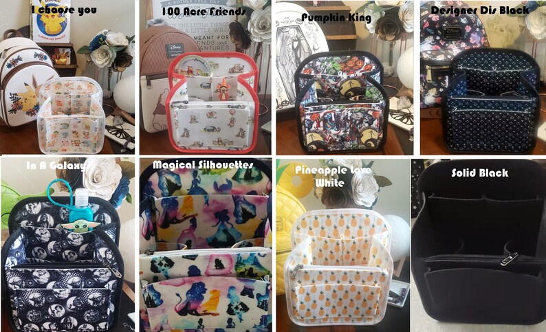 Mini Backpack Organizer Transferable Insert for Loungefly - Etsy