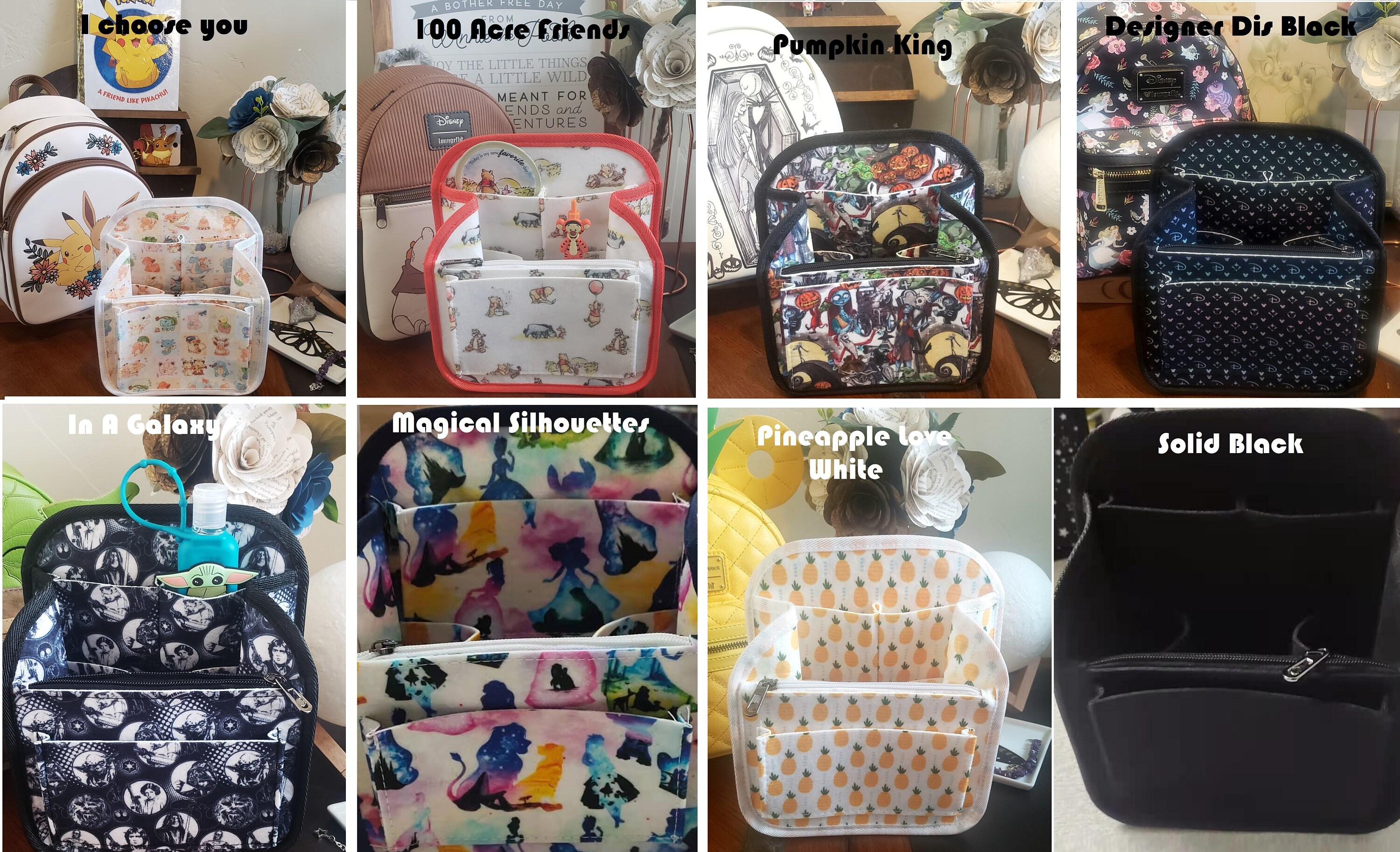 Mini Backpack Organizer Transferable Insert for Loungefly - Etsy UK