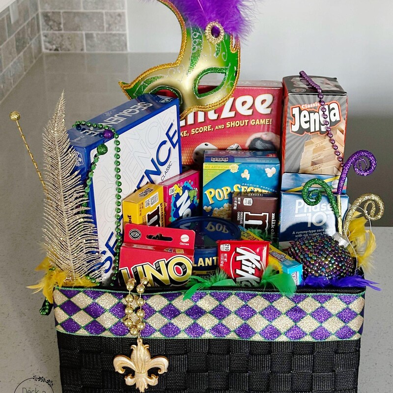 Game Night Basket - Etsy