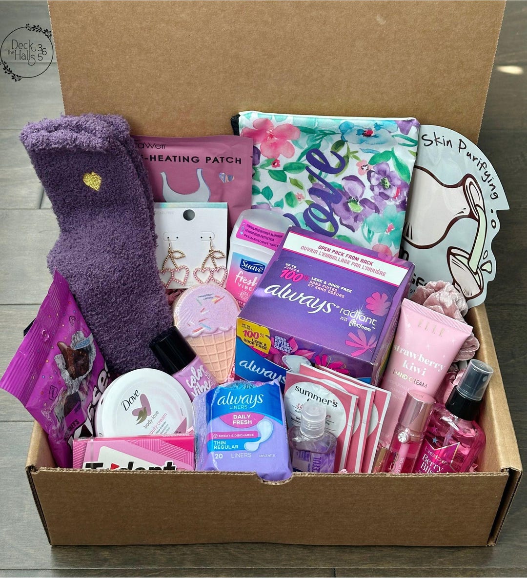 First Period Gift Box, Welcome to Womanhood, Menstruation Gift, Period ...